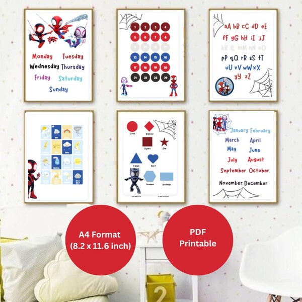 Spidey and His Amazing Friends Font - Etsy