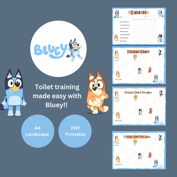 Bluey Rewards Chart - Etsy UK