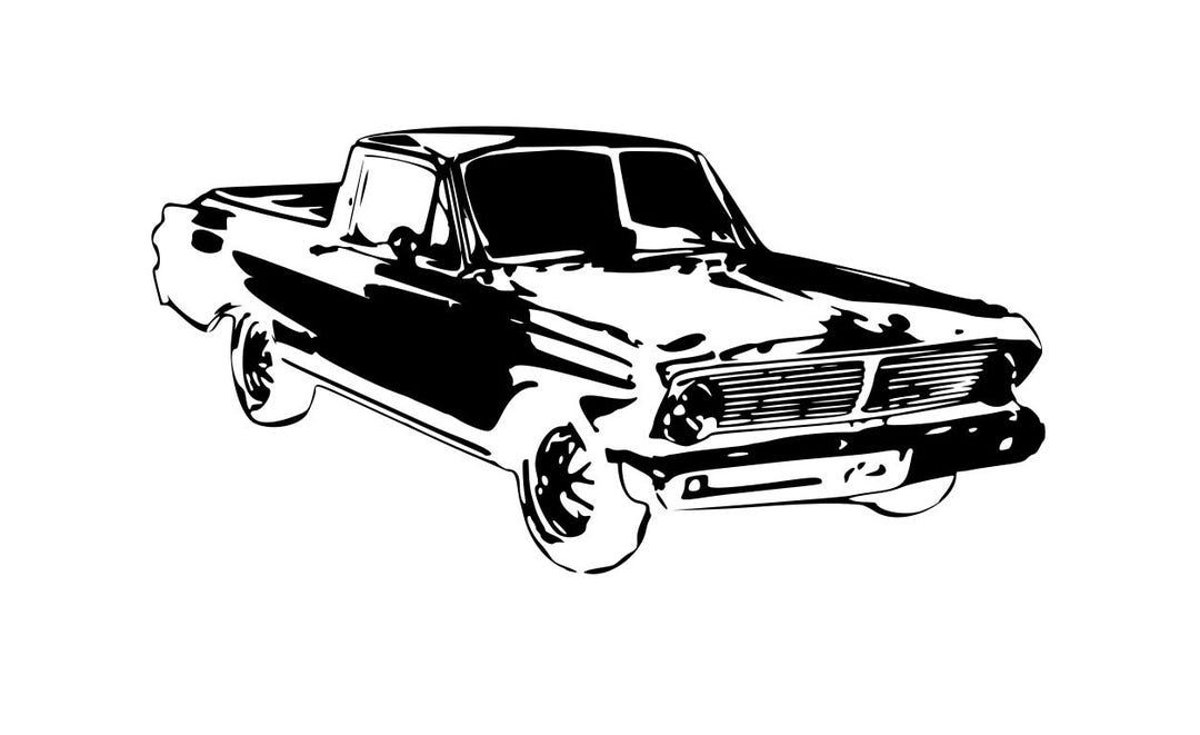 1965 Ford Ranchero - SVG, PNG - Etsy