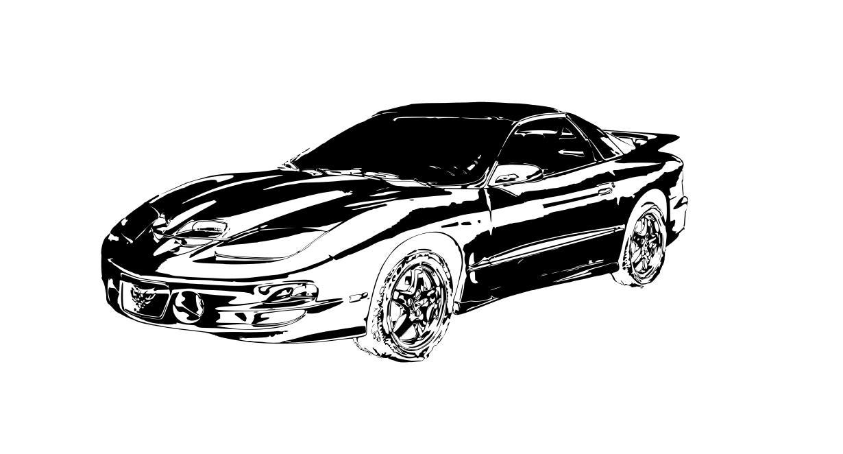 2002 Trans Am Firebird - SVG, PNG - Etsy