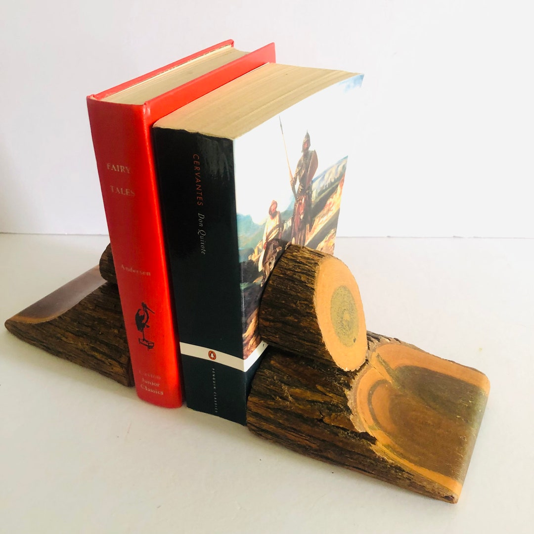 1930s Vintage Australian Mulga Wood Bookends Vintage Hardwood Bookends ...