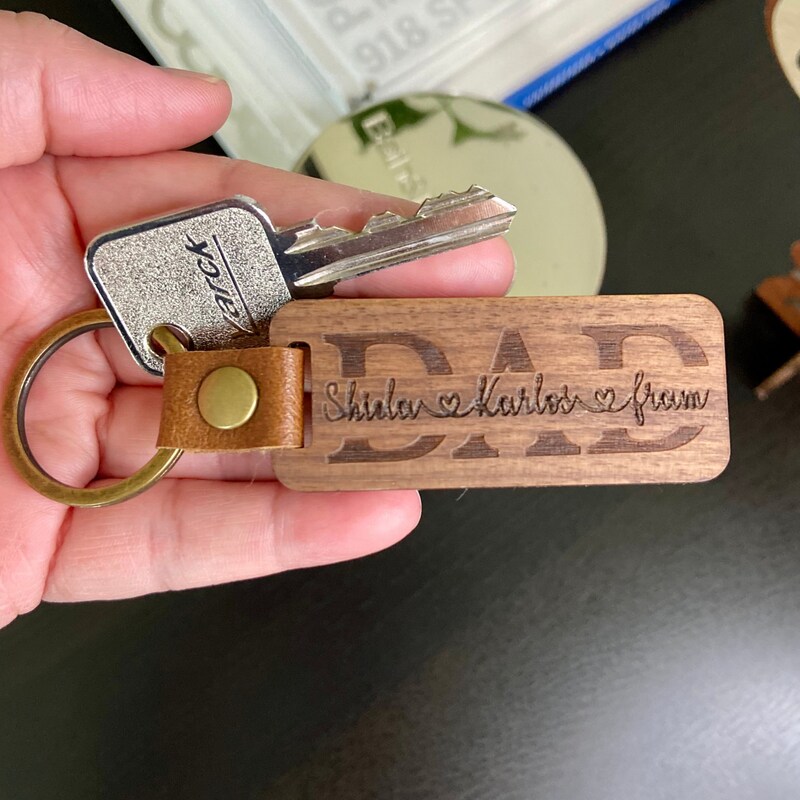 Dad Keychain - Etsy
