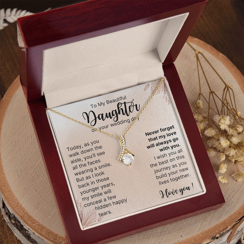 To My Daughter on Her Wedding Day Bride Gift From Mom to My - Etsy