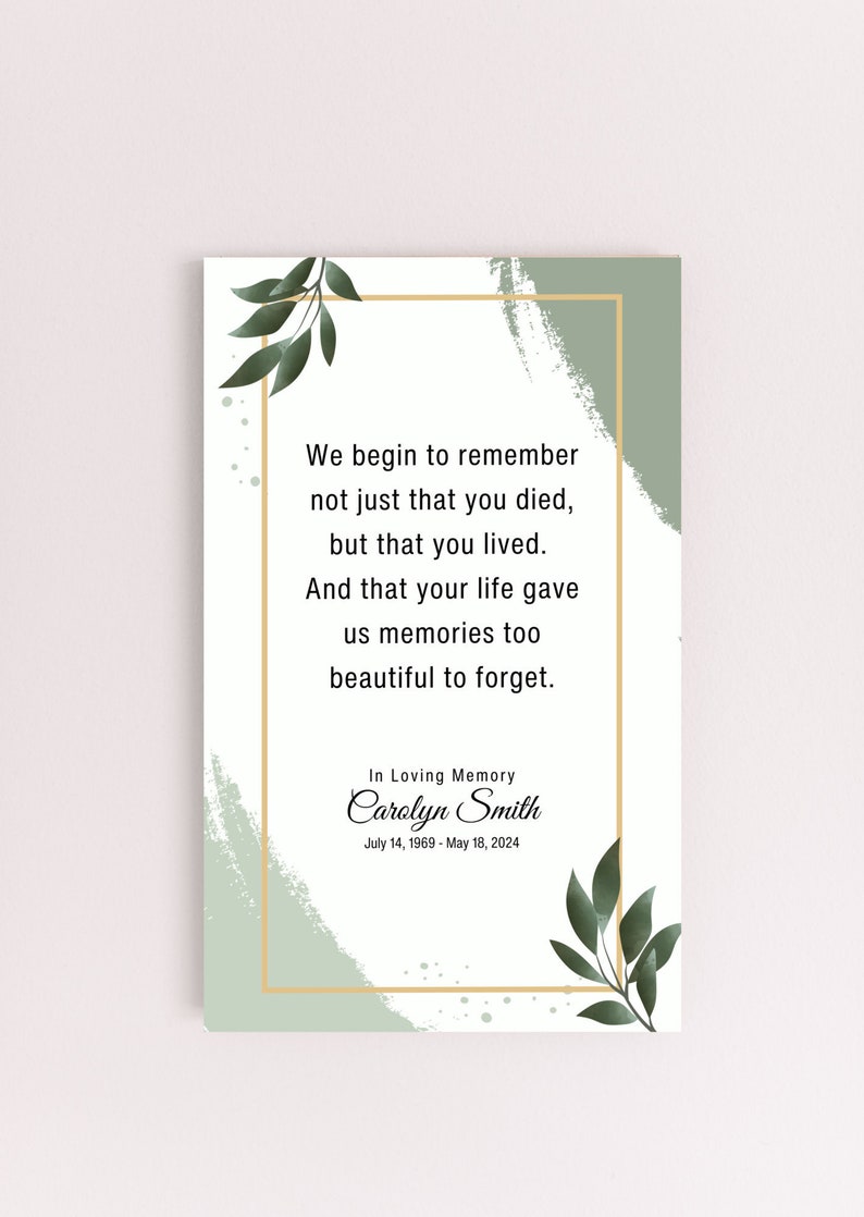 Personalized Memorial Wall Sign, Memorial Plaque, in Loving Memory Gift ...