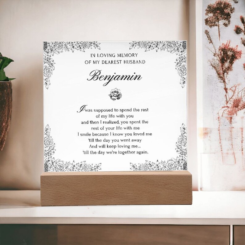 Until We Meet Again in Loving Memory Sign Acrylic Plaque for - Etsy