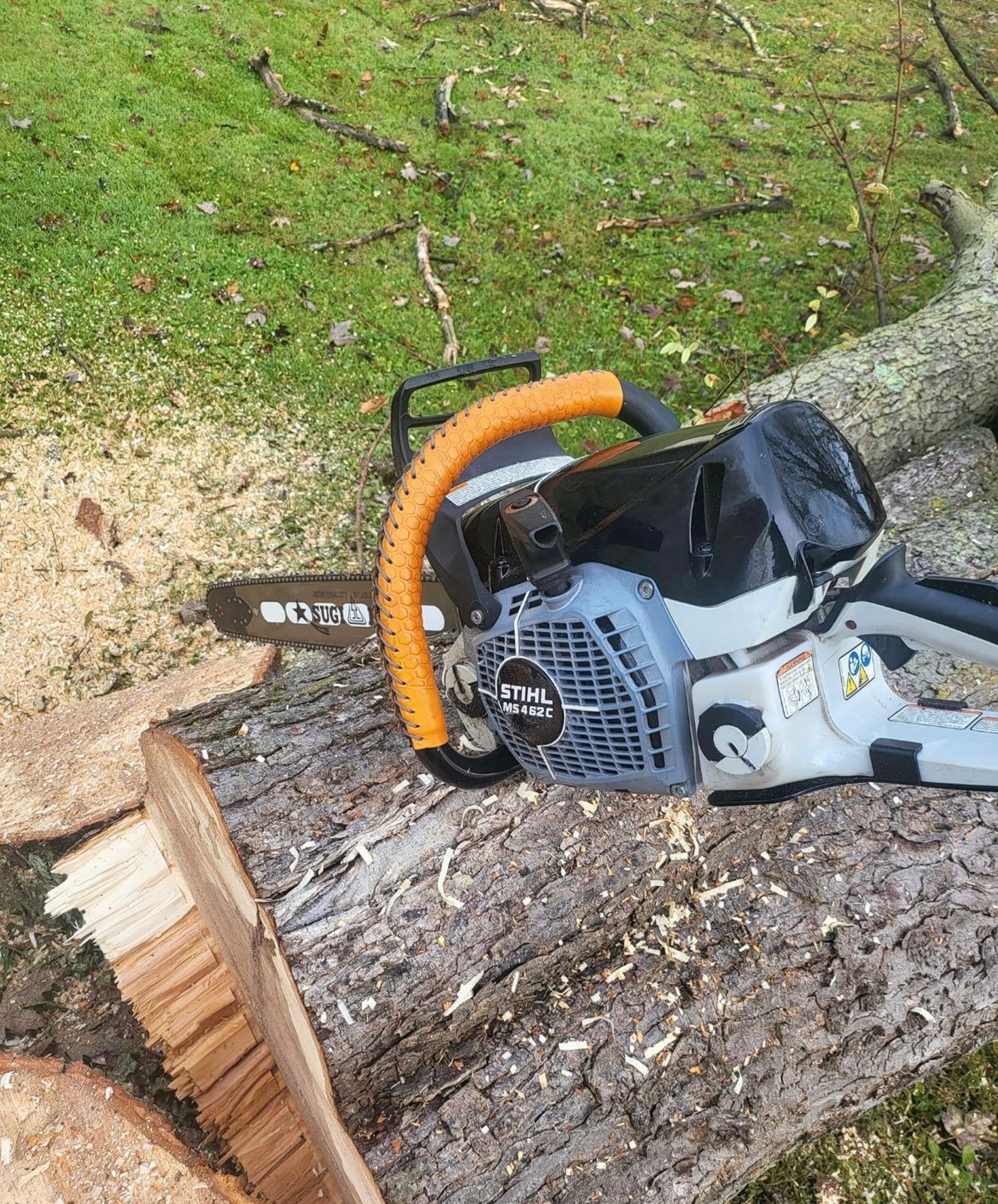 Leather Chainsaw Handle Cover Stihl 500i 661 441 462. - Etsy