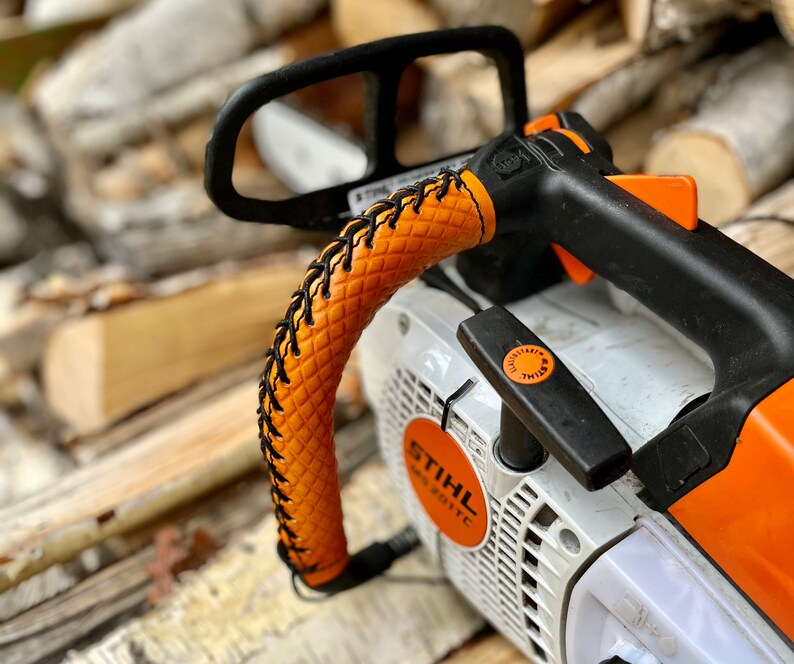 Leather Chainsaw Handle Cover Stihl MS201 - Etsy