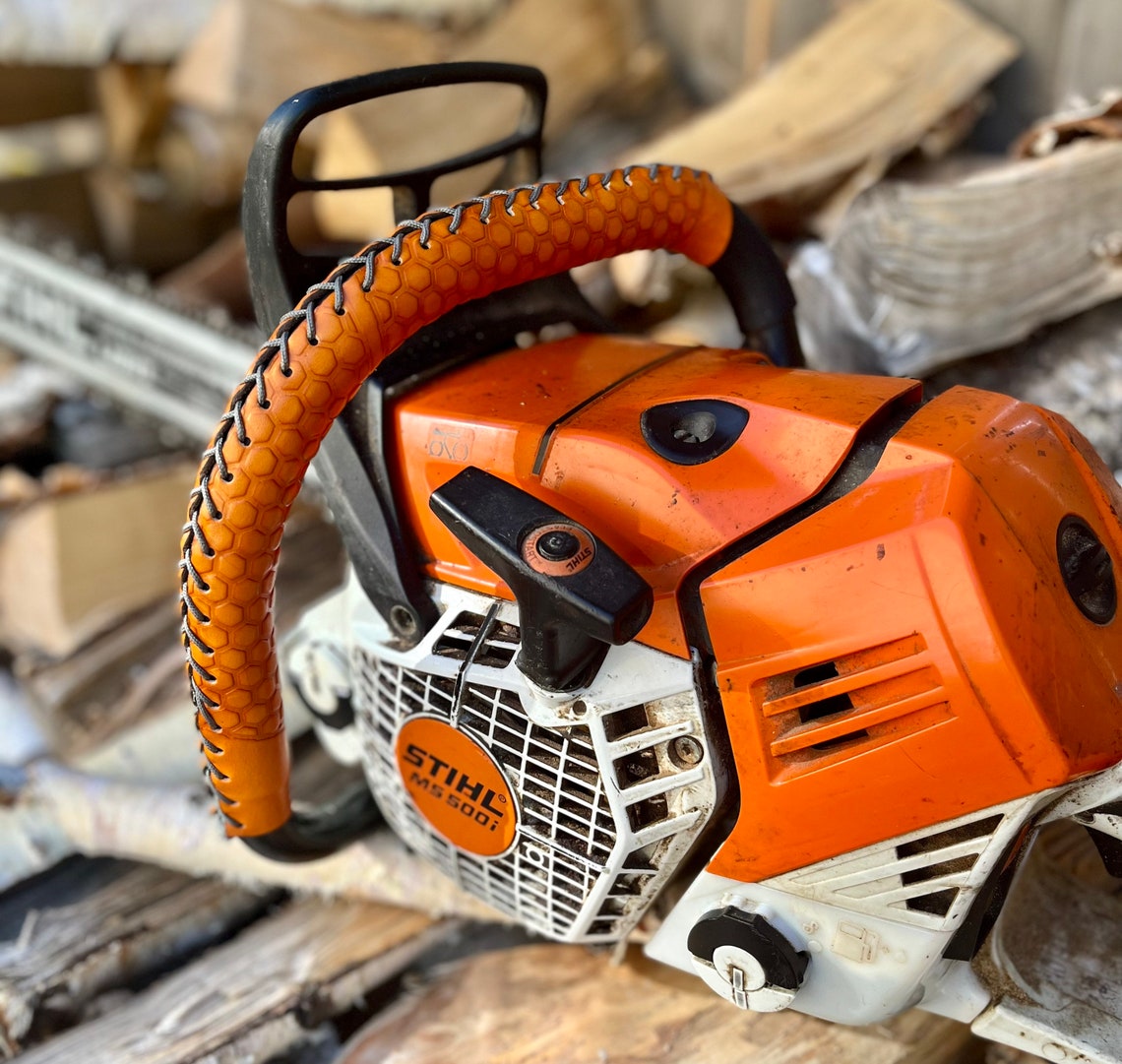 Leather Chainsaw Handle Cover Stihl 500i 441 462 - Etsy
