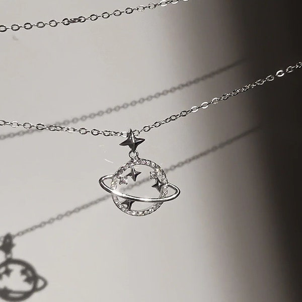 Planet Necklace - Etsy
