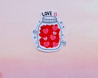 Love Is.. Sticker - Etsy