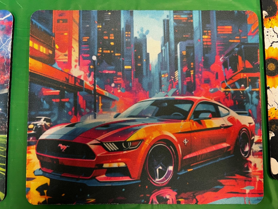 22 X 18 Mustang Mouse Pads Sublimation Mouse Pads Muscle - Etsy