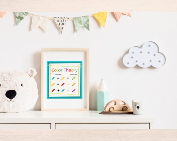 Rainbow Animal Alphabet Posters, Educational Wall Art Printable ...