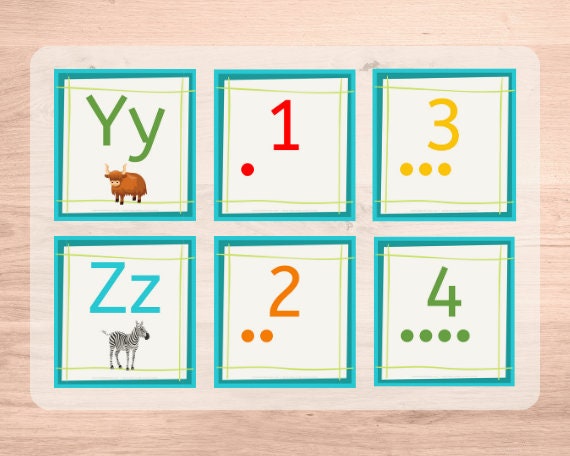 Rainbow Animal Alphabet Posters, Educational Wall Art Printable ...