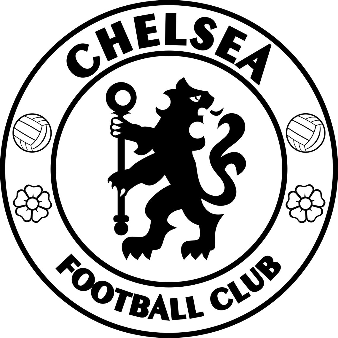 Chelsea Vinyl Decal 170 Mm Choose Your Color | Etsy