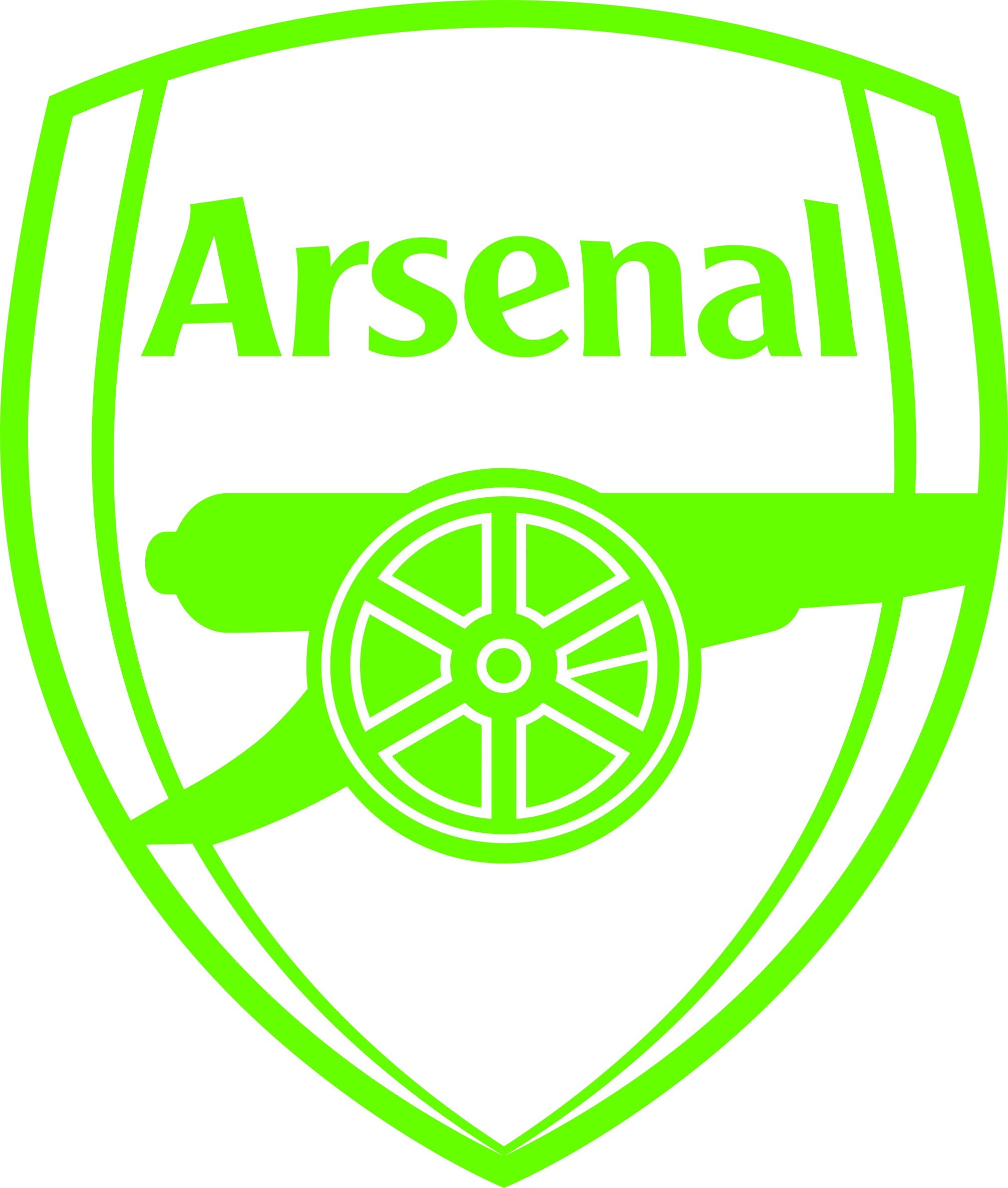 Arsenal Vinyl Decal 200 X 170 Mm Choose Your Color | Etsy
