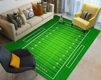 Football Field Rug - Etsy