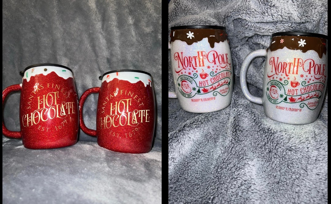 North Pole Hot Cocoa; Hot Chocolate Drip; Christmas Tumbler; Hot Cocoa ...