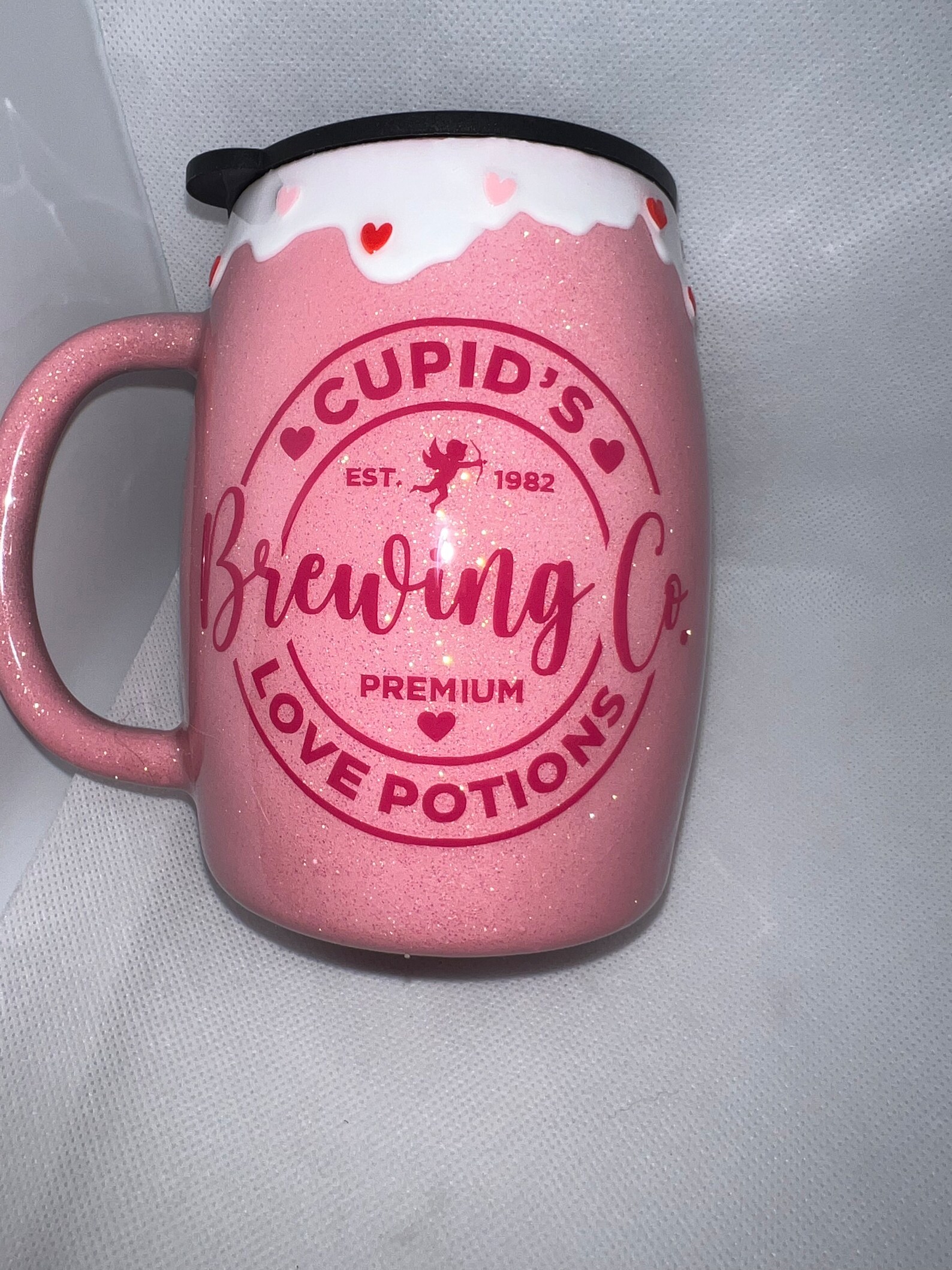Cupid's Brewing Co; Drip Tumbler; Cupid; Handled Mug; Love Potions ...