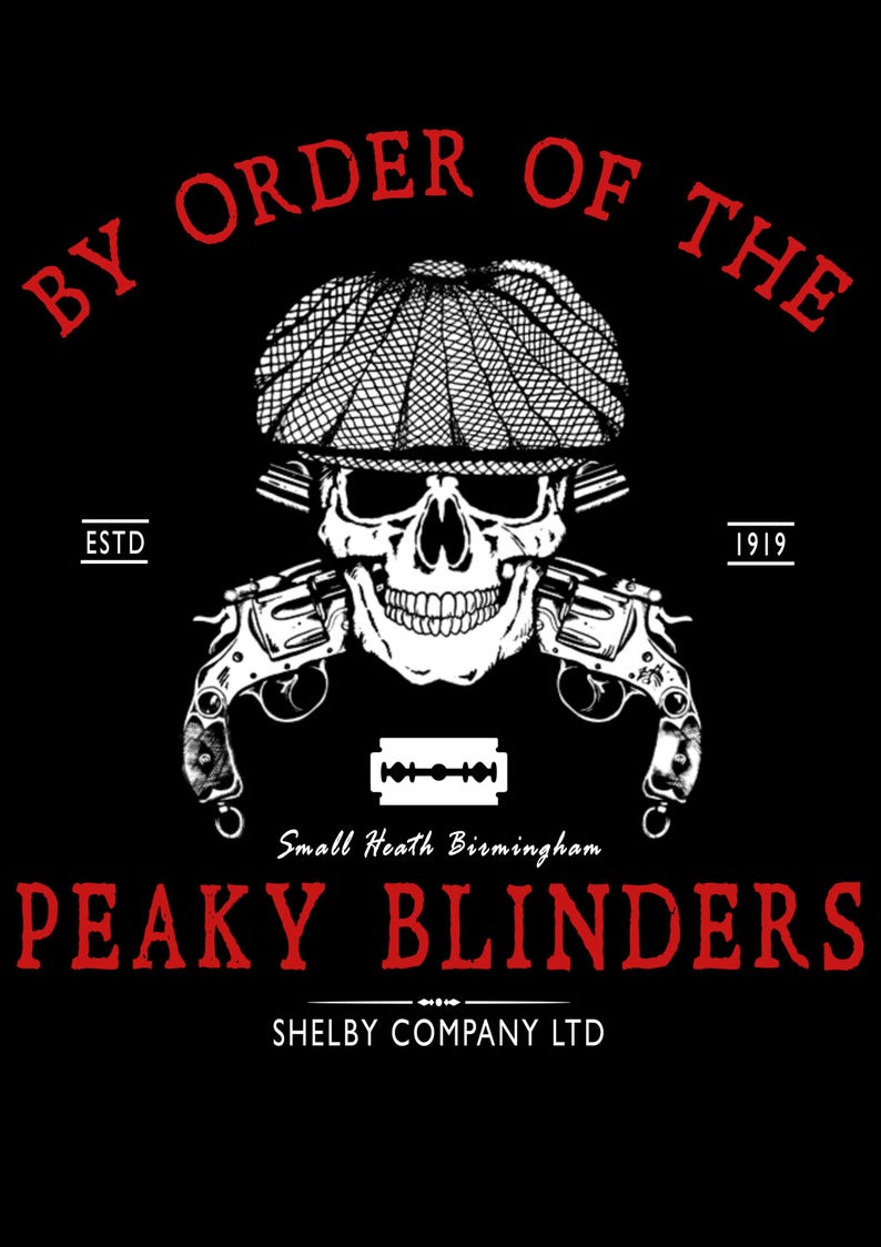 By Order of the Peaky Blinders Red Logo / PNG / JPG - Etsy