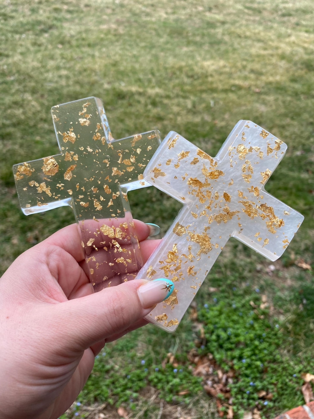 Elegant Handmade Resin Cross - Ideal for Any Religious Occasion - Etsy