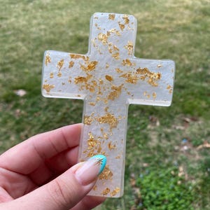 Elegant Handmade Resin Cross - Ideal for Any Religious Occasion - Etsy