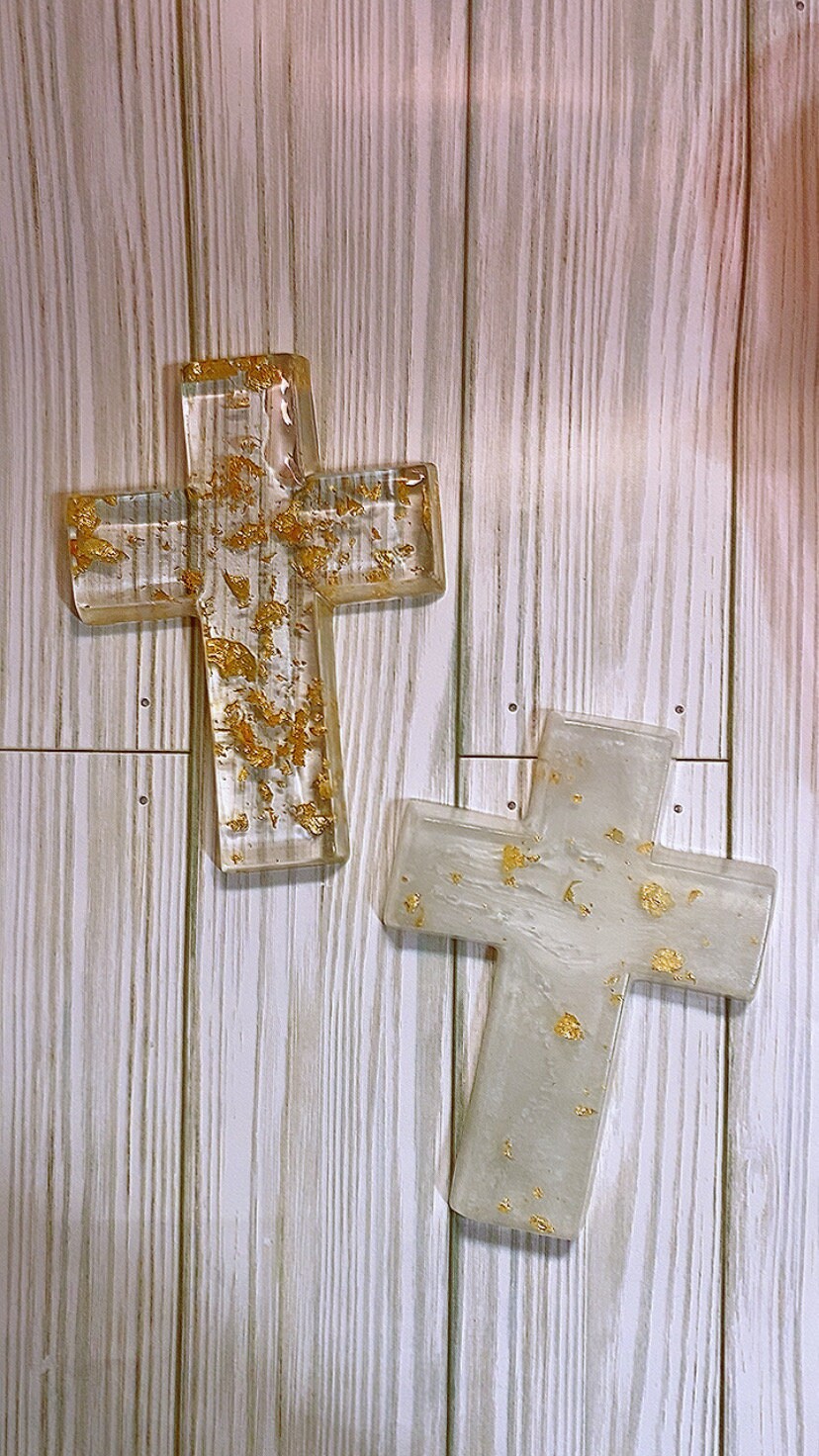 Elegant Handmade Resin Cross - Ideal for Any Religious Occasion - Etsy