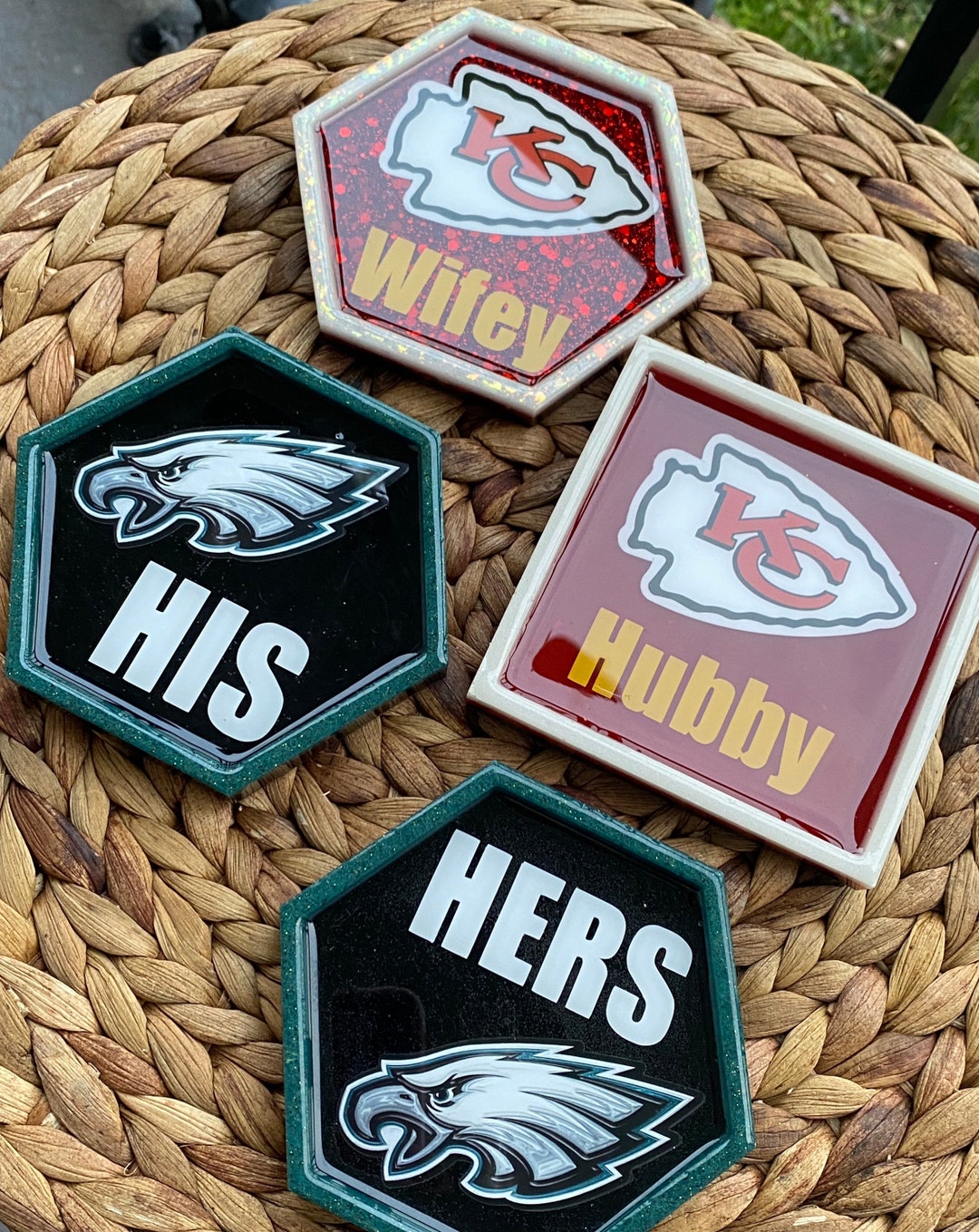 Football Themed, Personalized Trinket Trays, Name Personalization, Sold ...