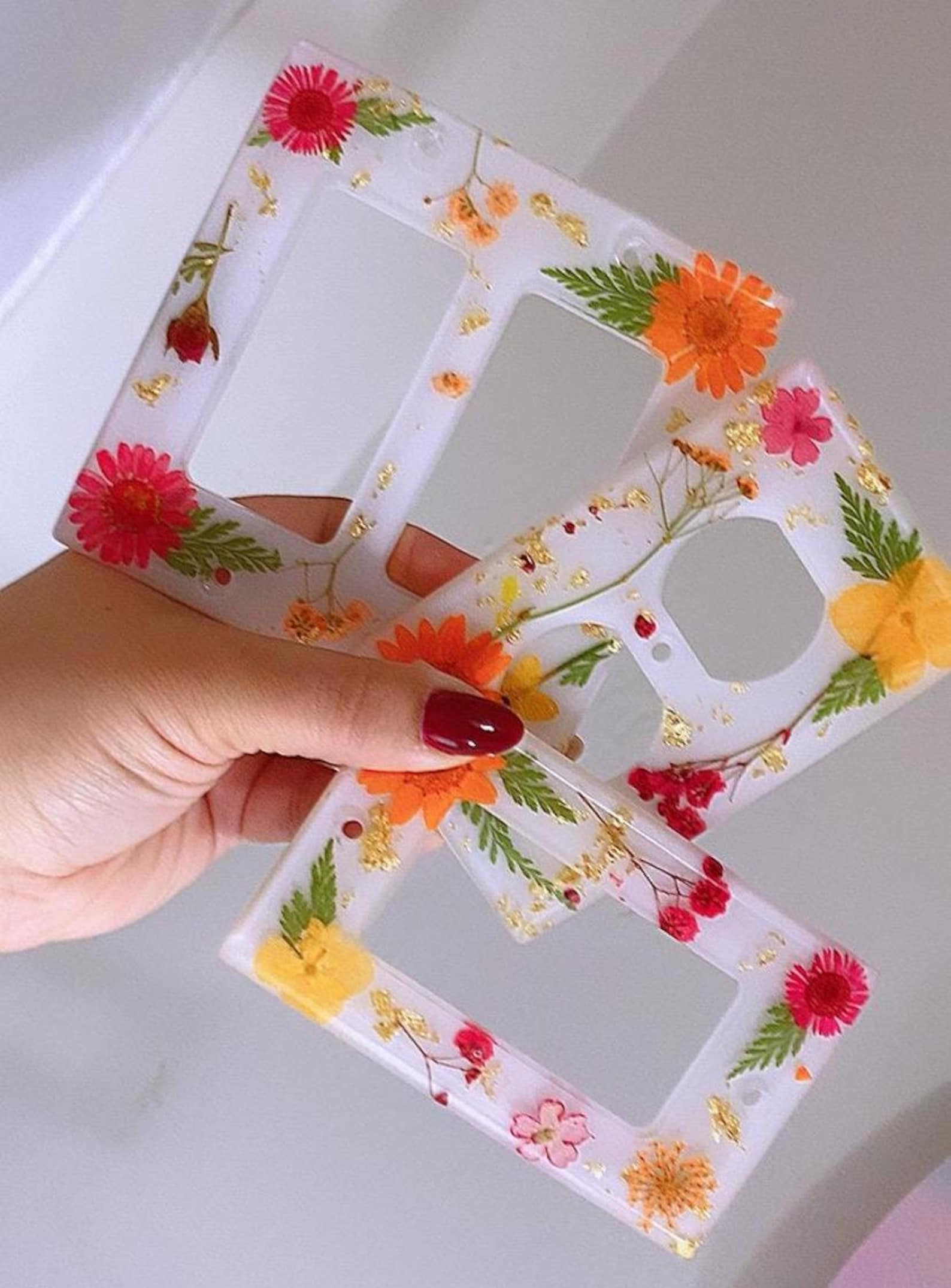 Home Decor, Handmade Wall Plates, Floral Switch Plate Cover, Handmade ...