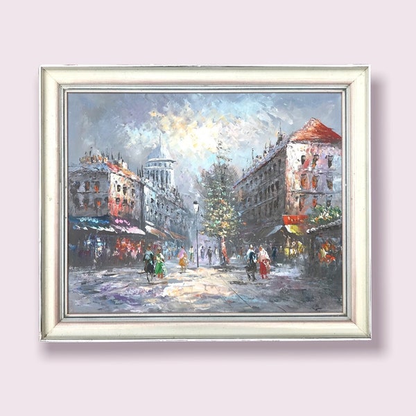 Paris Street Scene - Etsy