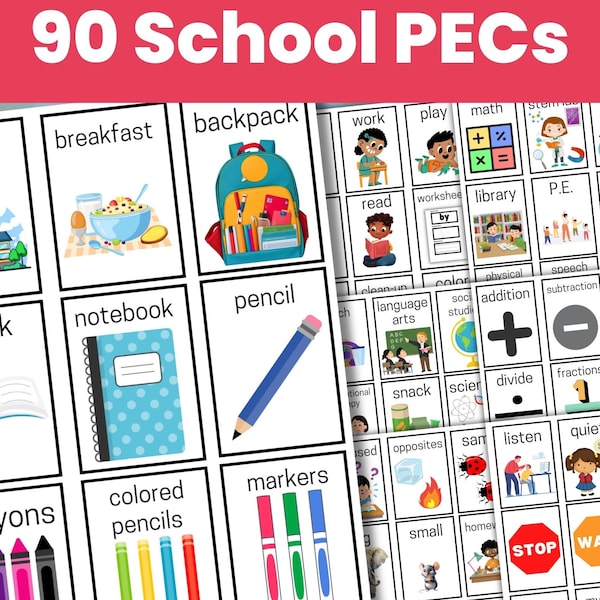 Printable Daily Routine Chart Visual Pecs Schedule, Morning Routine ...
