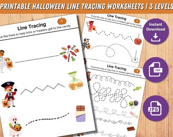 Fine Motor Line Tracing - Etsy