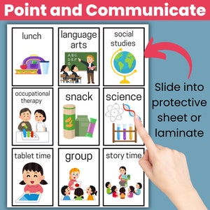 School Printable Pecs Communication Cards, Autism Communication ...