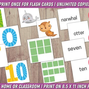 Printable ABC Numbers Flashcards Memory Game, Learning Resources ...