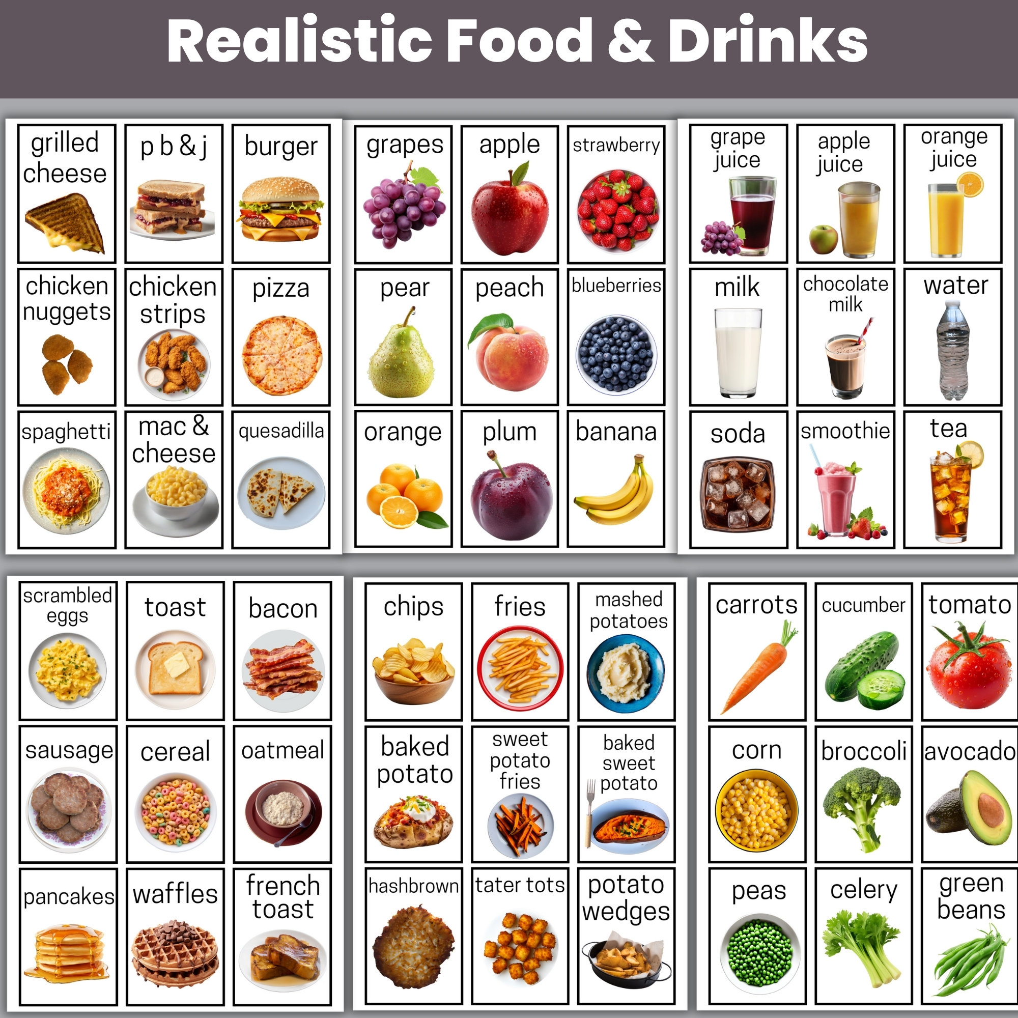 Printable Pecs Communication Cards, Autism Communication, Communication ...