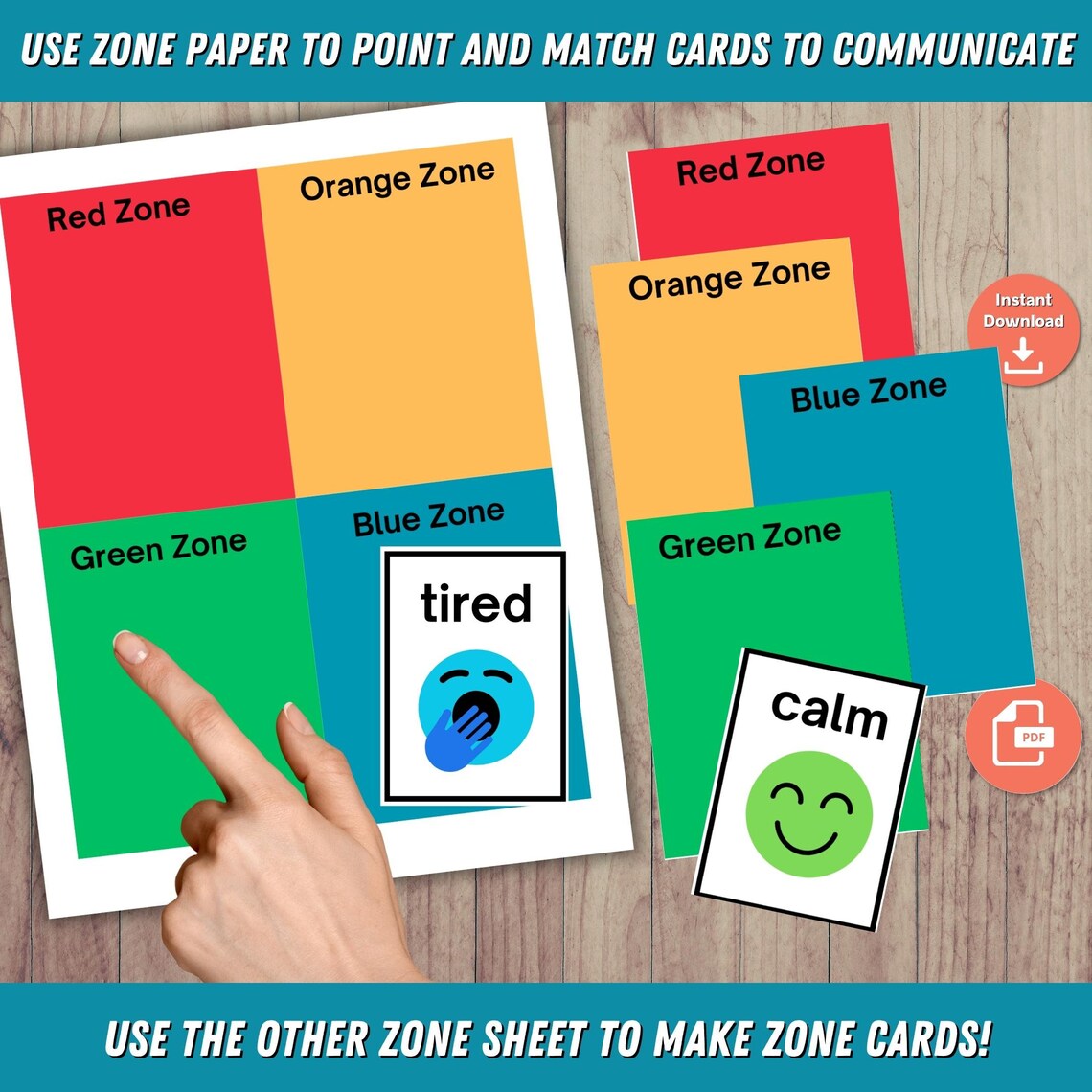 Feelings and Emotions Thermometer Communication Cards Printable Autism ...