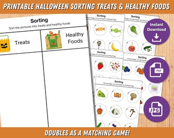 Halloween Worksheets Printable - Etsy