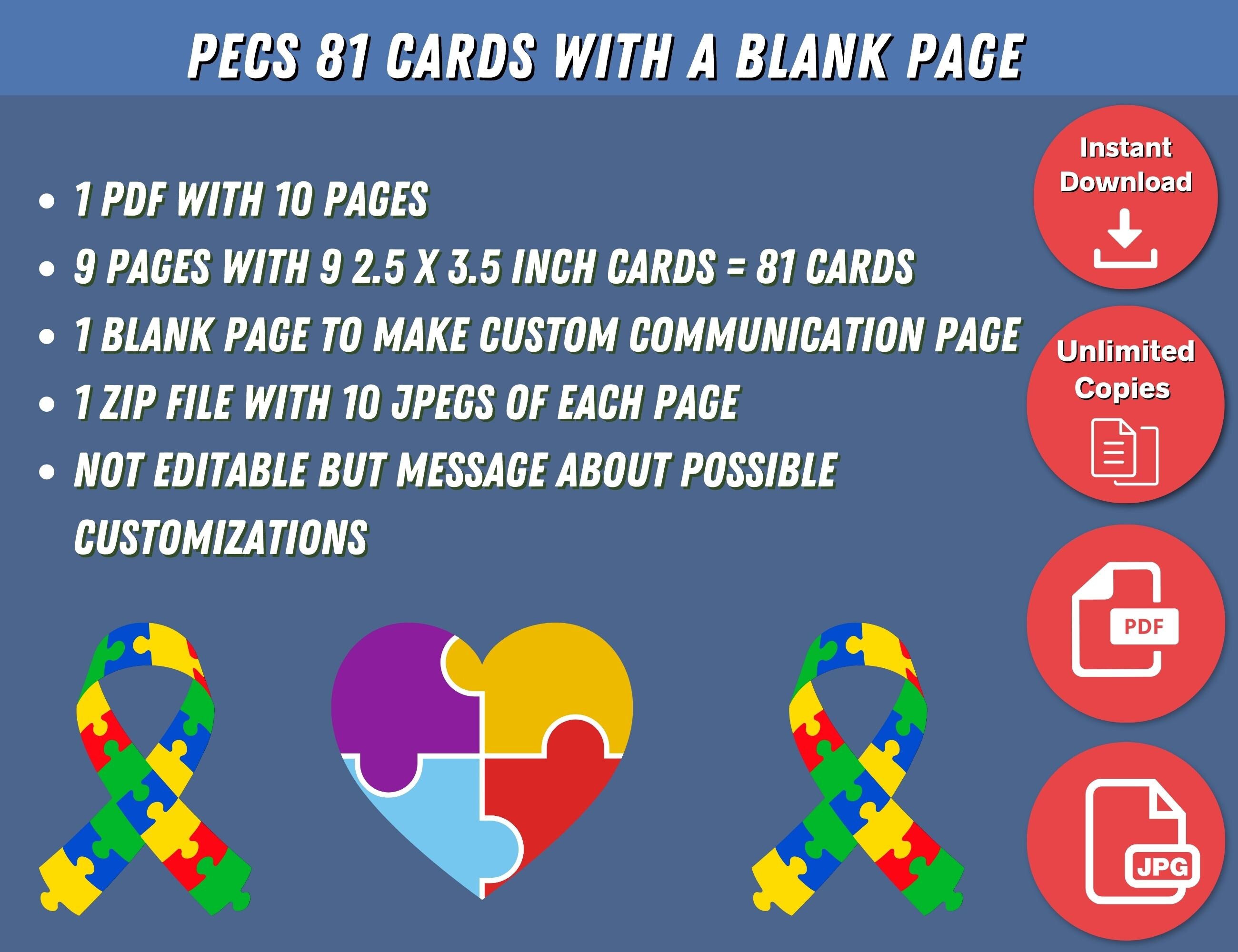 Printable Pecs Communication Cards Autism Communication - Etsy UK