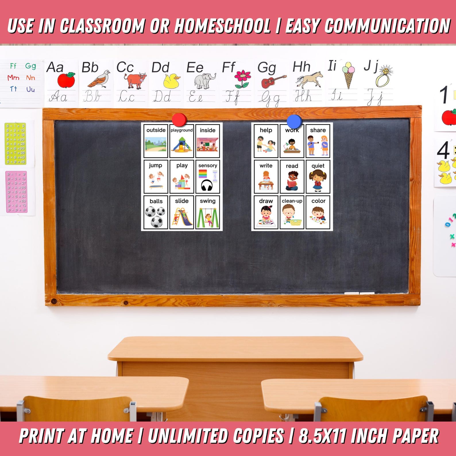 Printable Emotions Pecs Communication Cards, Autism Communication ...