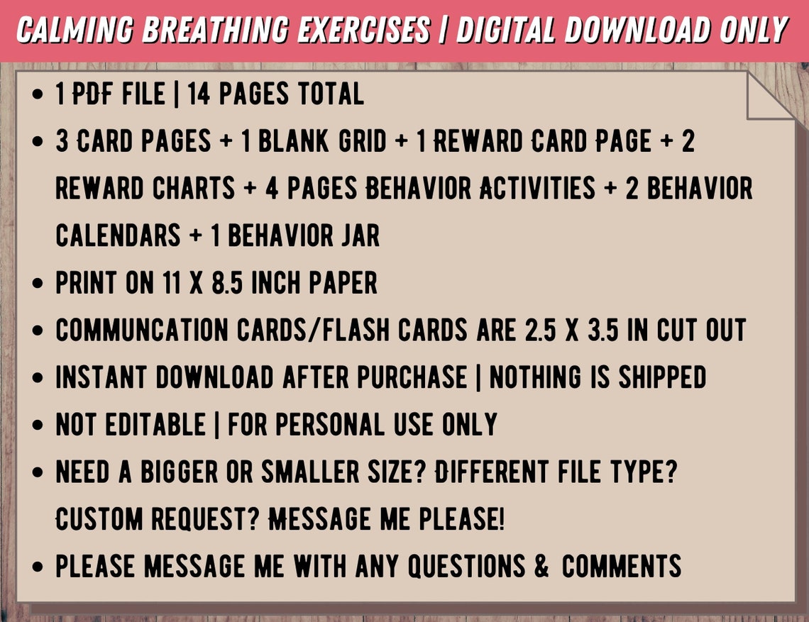 Kids Printable Behavior Bundle 27 Behavior Communication - Etsy