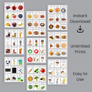 Printable Pecs Communication Cards, Autism Communication, Communication ...