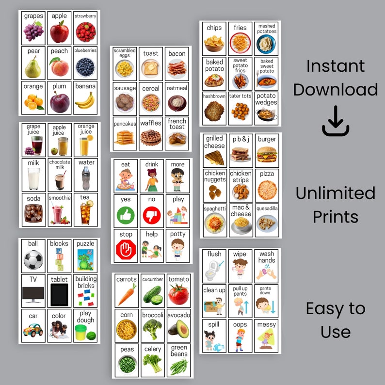Printable Pecs Communication Cards Autism Communication Communication
