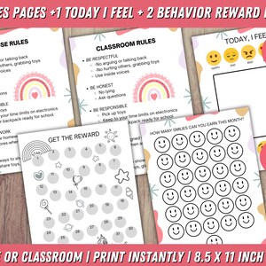 Boho Behavior Communication Printable, Documentation and Progress ...