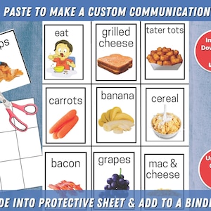 Printable Pecs Commuication Cards, Autism Communication, Communication ...