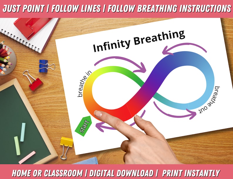 Calming Breathing Exercises for Calm Down Corner, Emotions Printable ...