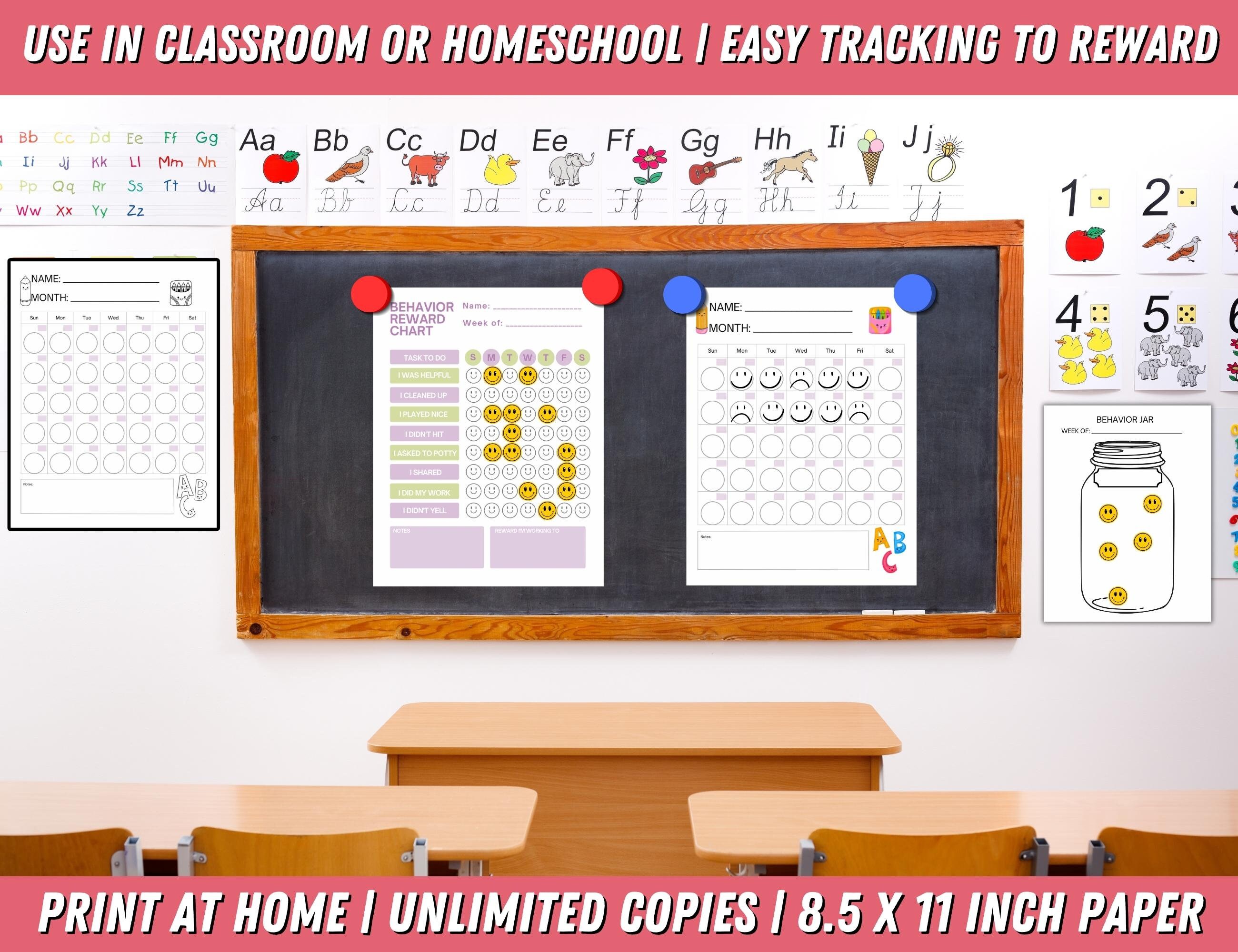 Kid’s Printable Behavior Bundle, 27 Behavior Communication Cards ...