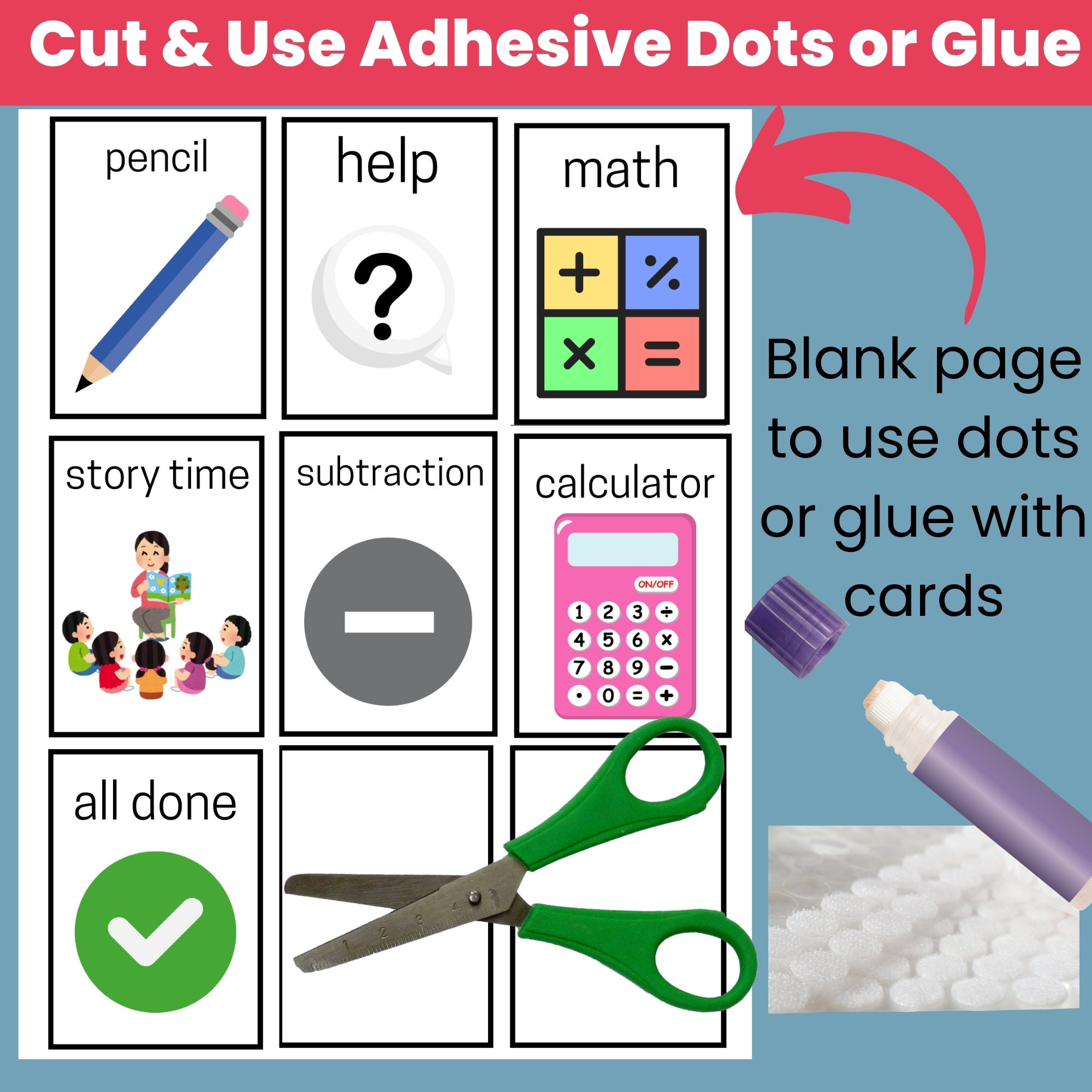 School Printable Pecs Communication Cards, Autism Communication ...