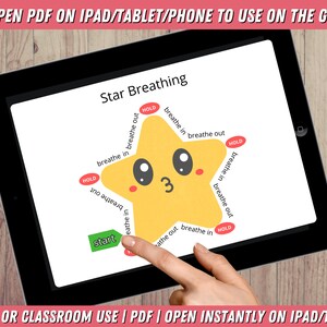 Calming Breathing Exercises for Calm Down Corner, Emotions Printable ...