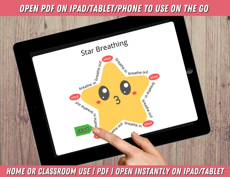 Calming Breathing Exercises for Calm Down Corner, Emotions Printable ...