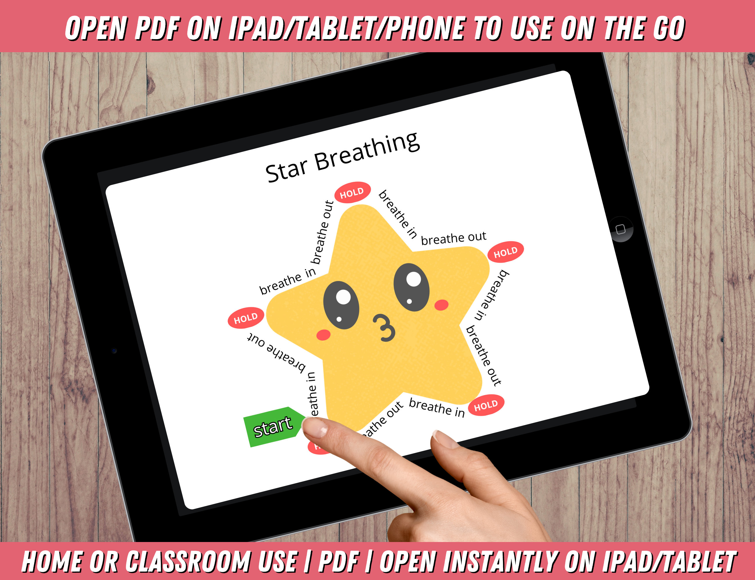 Calming Breathing Exercises for Calm Down Corner, Emotions Printable ...