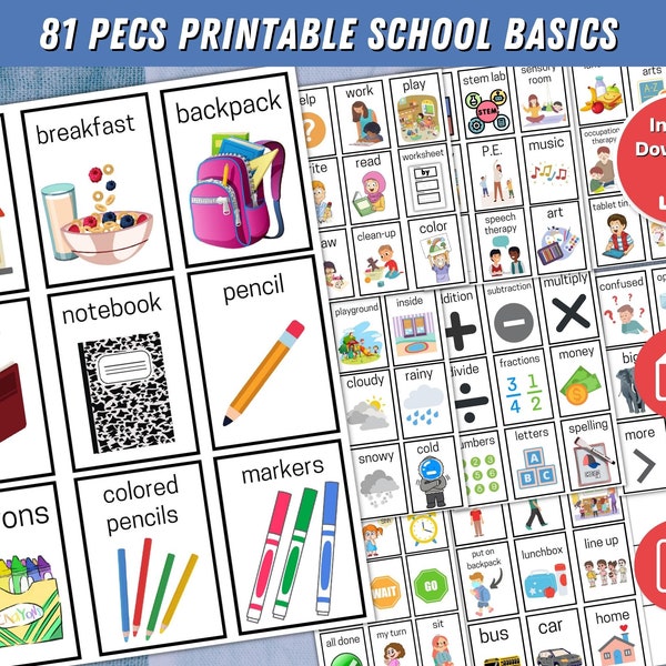 Printable Pecs - Etsy